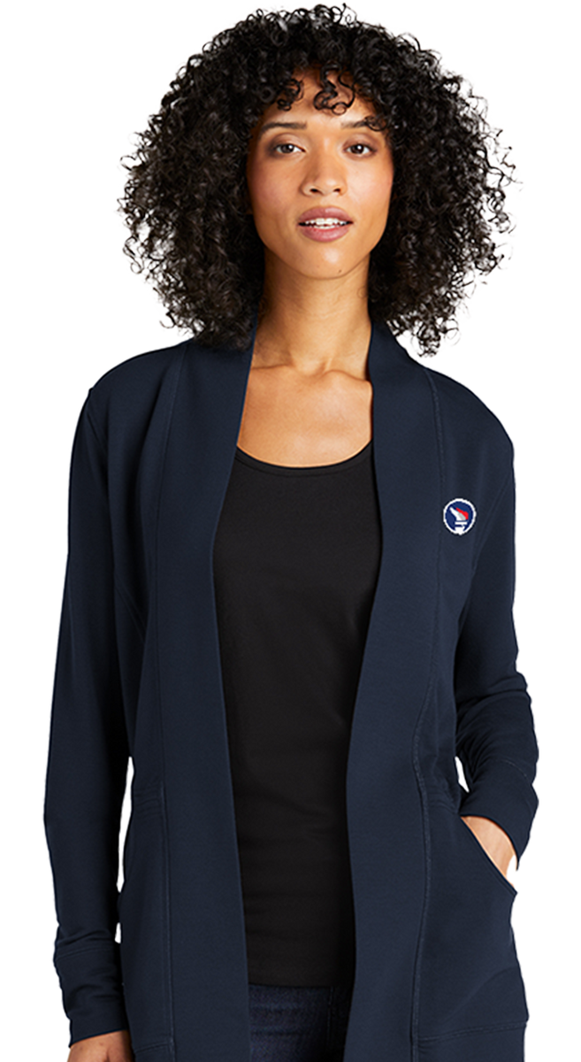 Ladies Microterry Cardigan – libtaxstore