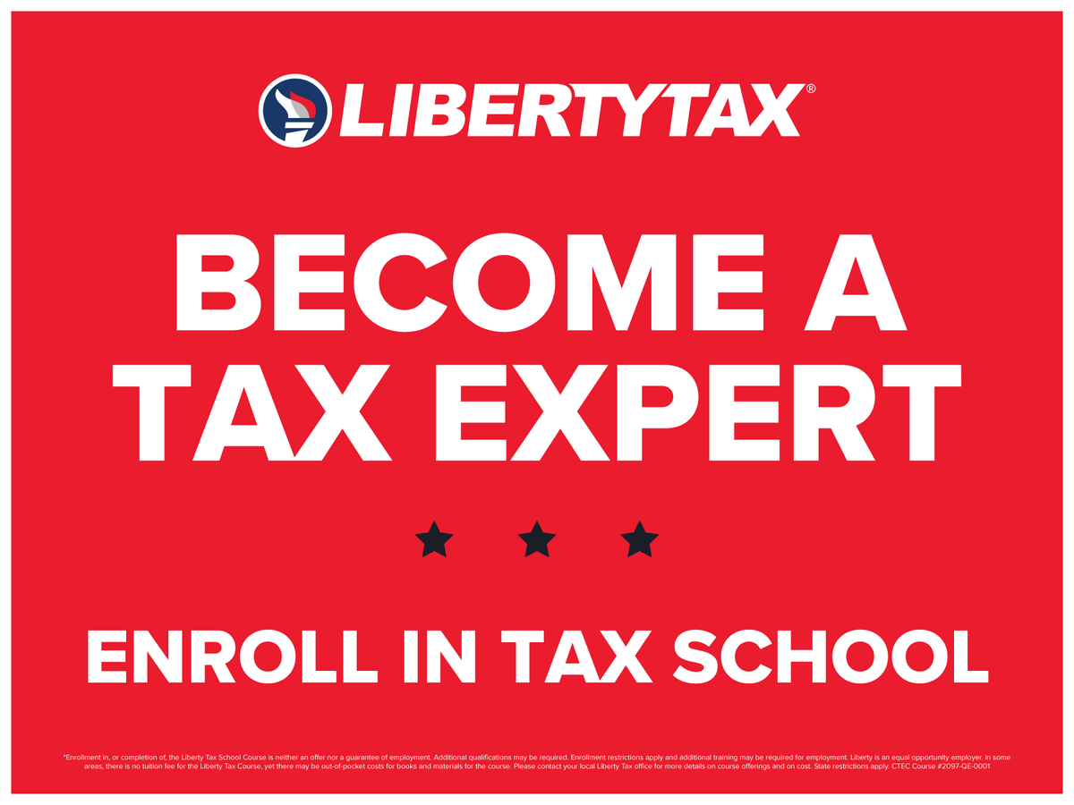 Tax School Yard Signs – libtaxstore
