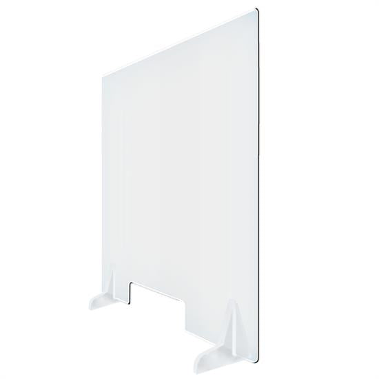 Reception Desk Distancing Shield with Opening – libtaxstore